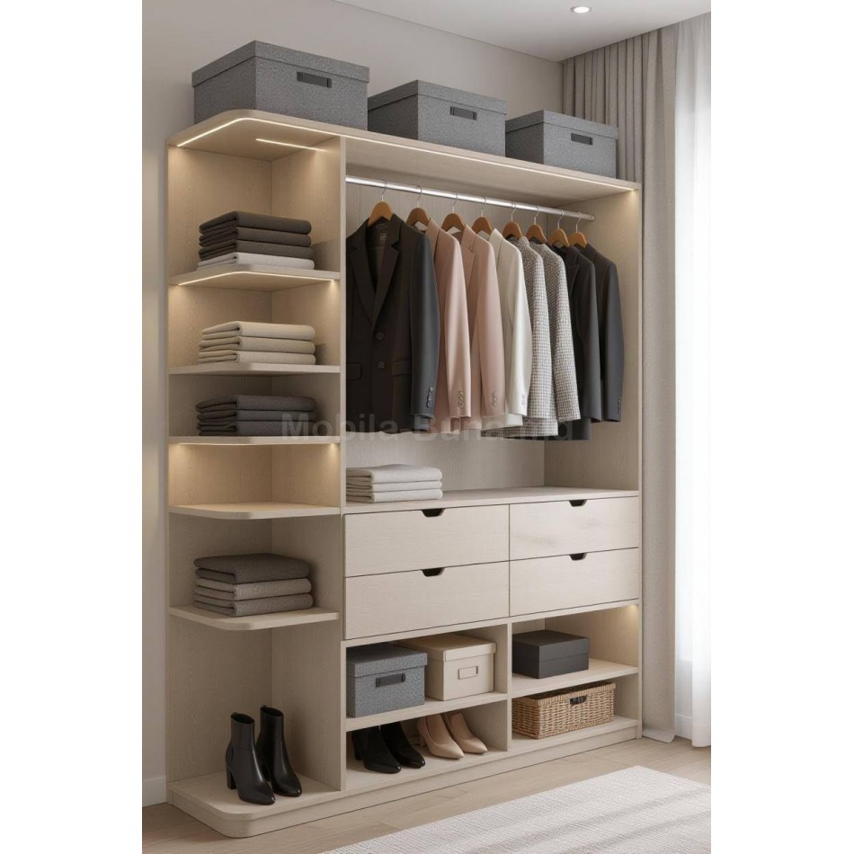 Mobila Dressing - Eleganță și Funcționalitate pentru Organizarea Hainelor