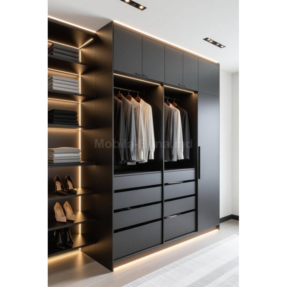 Mobila Dressing - Eleganță și Funcționalitate pentru Organizarea Hainelor