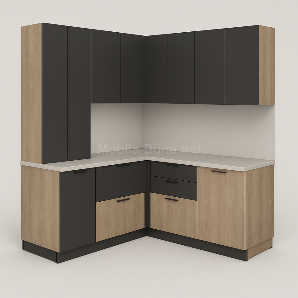 Bucatarie modulară de colt MDF